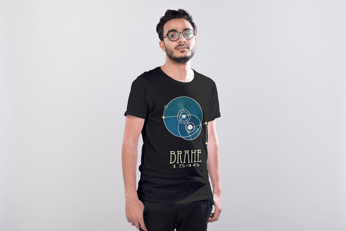 Tycho Brahe Astronomy T-shirt, Constellation Cassiopeia, Solar System ...
