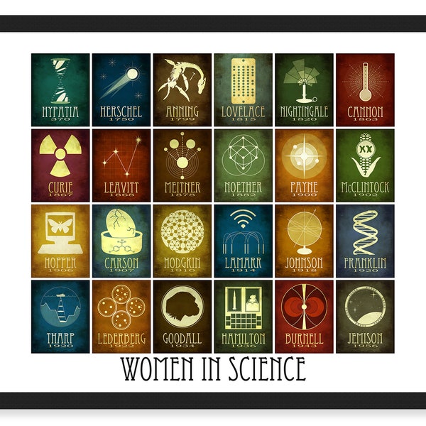 Women in Stem Poster - Etsy
