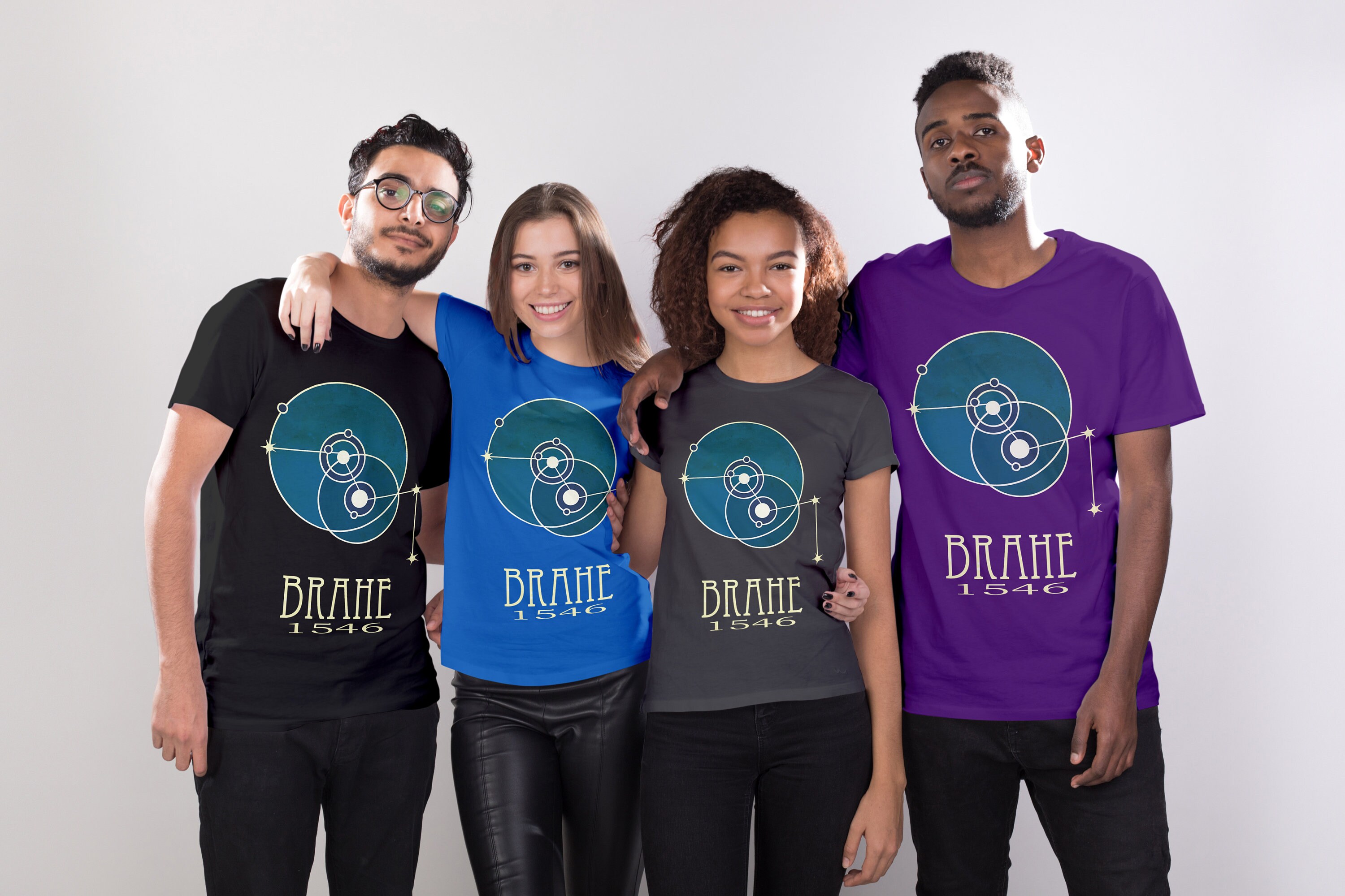 Tycho Brahe Astronomer Tshirt Solar System Shirt Space Diagram | Etsy