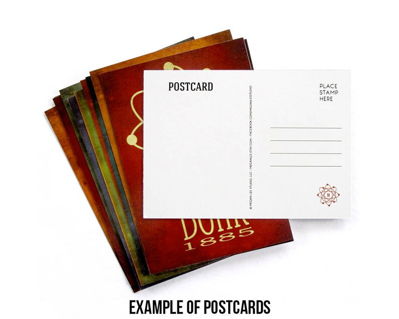Science Postcard Set, Sticker Pack or Fridge Magnets, Science Cards ...