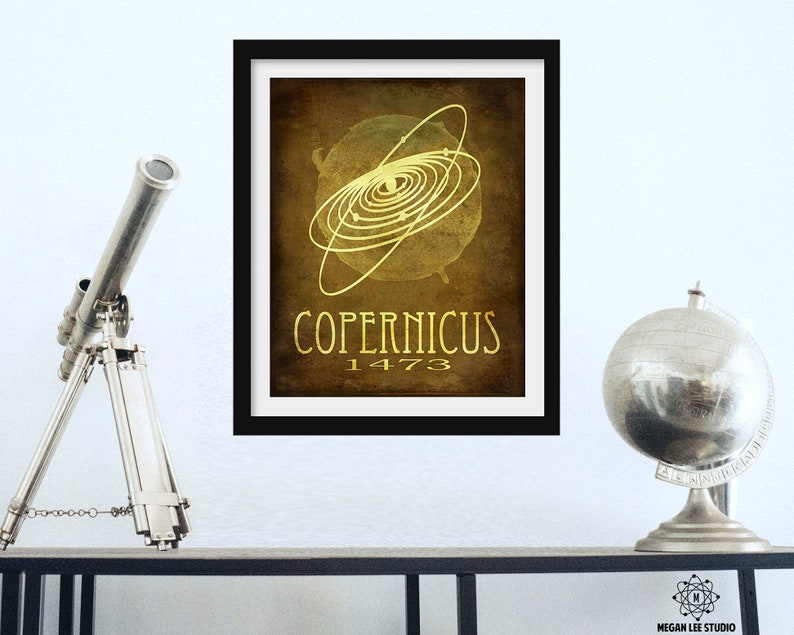 Copernicus Astronomy Art Outer Space Poster and Classroom - Etsy