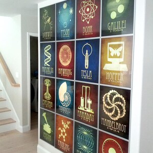 Isaac Newton Physics Art Print, Math or Astronomy Teacher Gift, Home ...