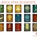 Science Postcard Set, Sticker Pack or Fridge Magnets, Science Cards ...