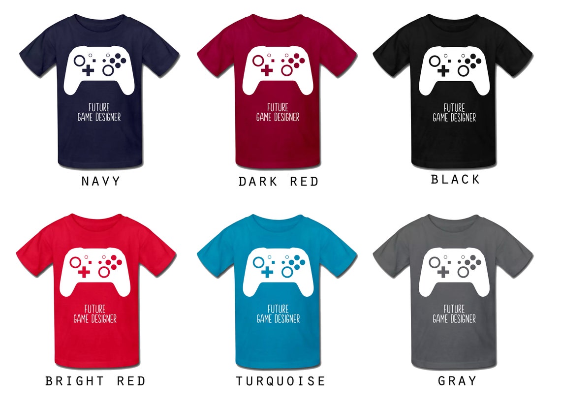 Gaming Tshirt Future Game Designer Gamer Tshirt Geek Graphic | Etsy