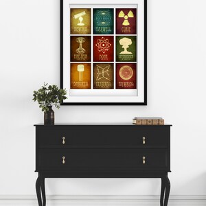 Physics Mosaic Art Print, Physicists in History, Inspirational School ...