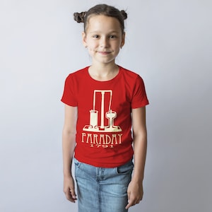 Faraday Science Tshirt Chemistry Gift, Experiment Diagram, Physics ...