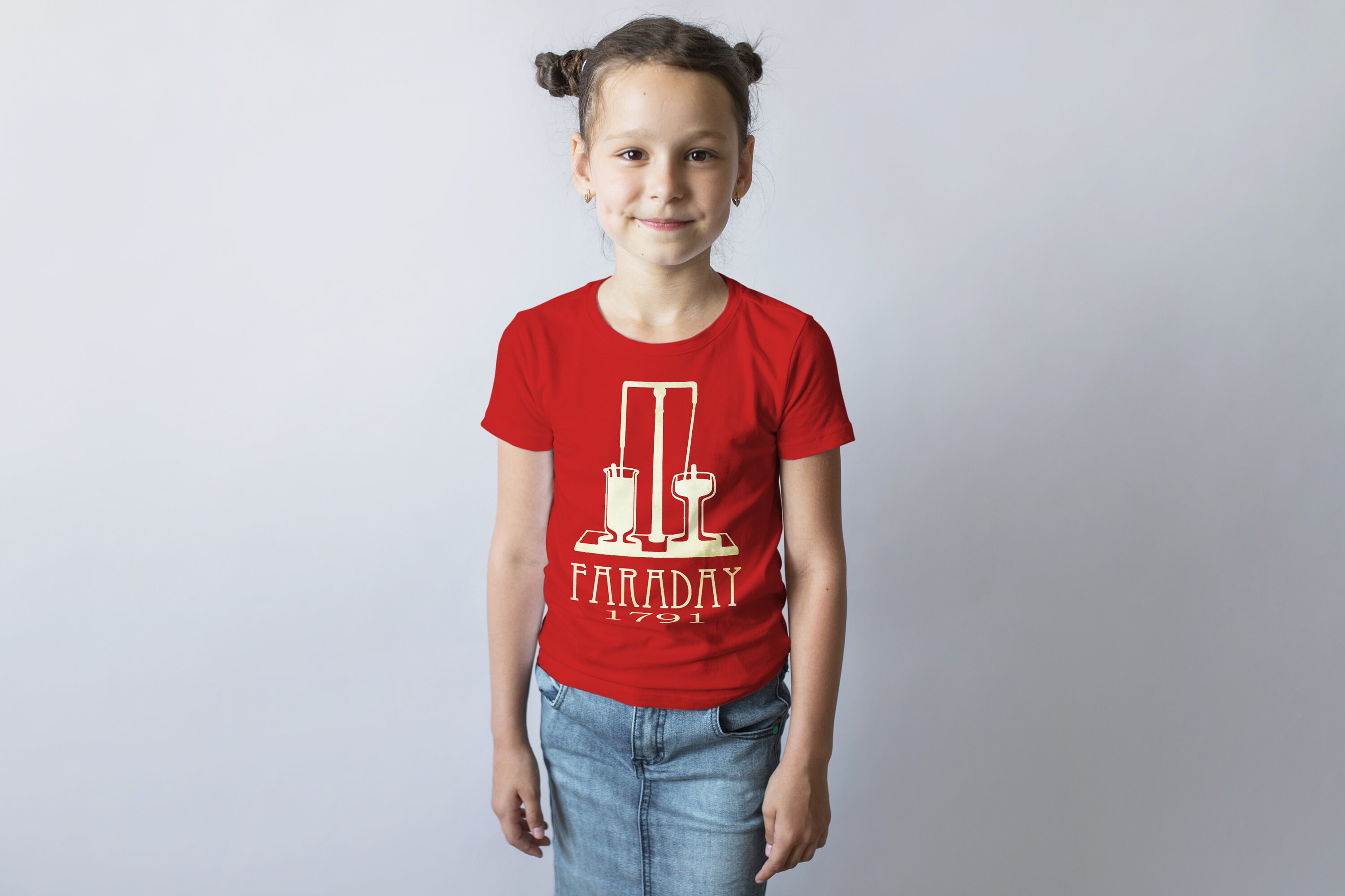 Faraday Physics T-shirt, Science Experiment Illustration, Chemistry ...