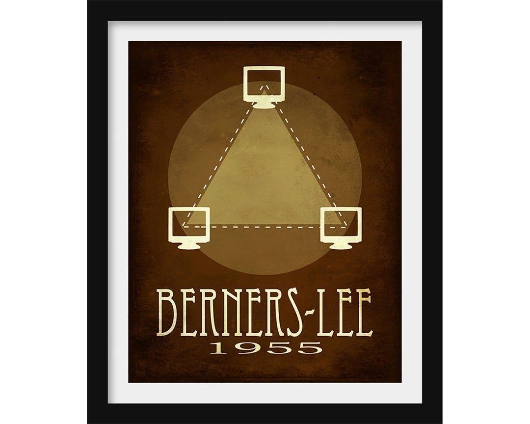 Tim Berners-lee Science Art Print, Inventor of the Internet, Scientist ...