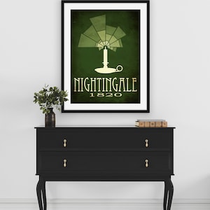 Florence Nightingale Art Print, Lady With Lamp, Medical Gift - Etsy