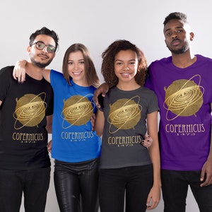 Copernicus Astronomy T-shirt, Solar System Model, Geek Gift - Etsy