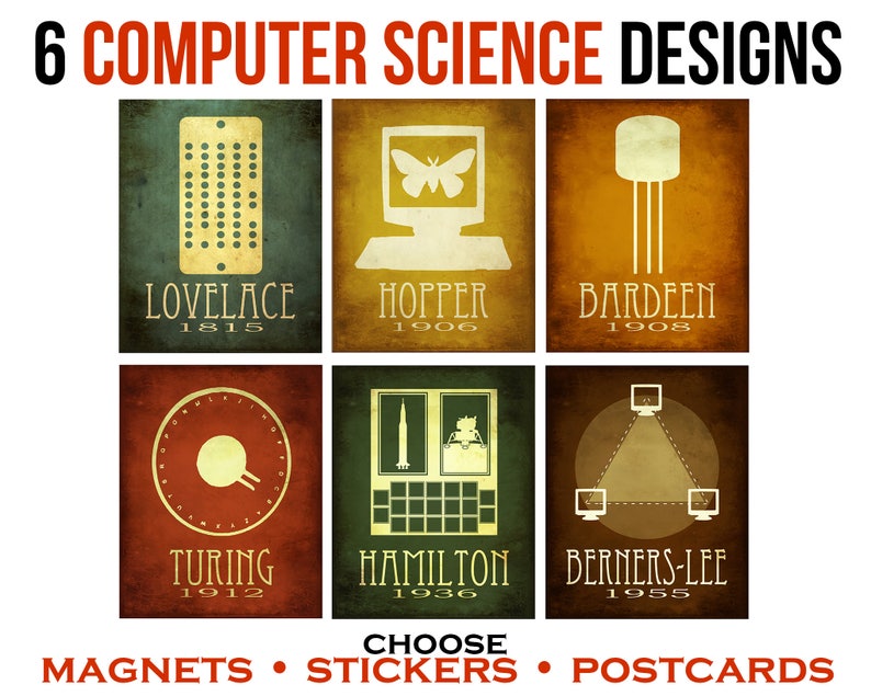 Computer Science Stickers Computer Geek Postcards Laptop - Etsy