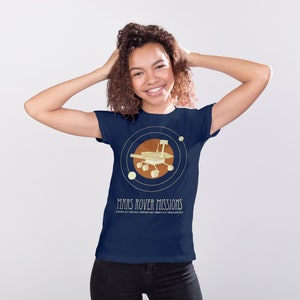Mars Rover Missions Shirt - Outer Space T-shirt, Astronomy Teacher Gift ...