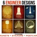 Vinyl Stickers, Engineer Gift, Laptop Stickers, Science Postcards ...
