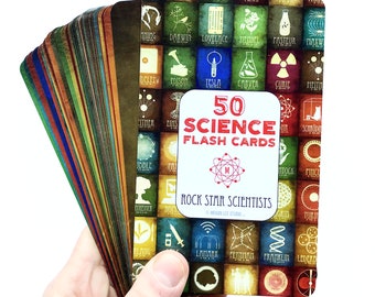 Science Trivia Flash Cards Kids Educational Flashcards STEM - Etsy