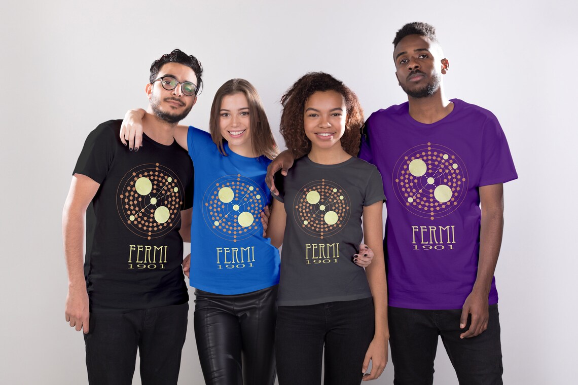 Enrico Fermi Physics T-shirt, Nuclear Fission Science Tee - Etsy