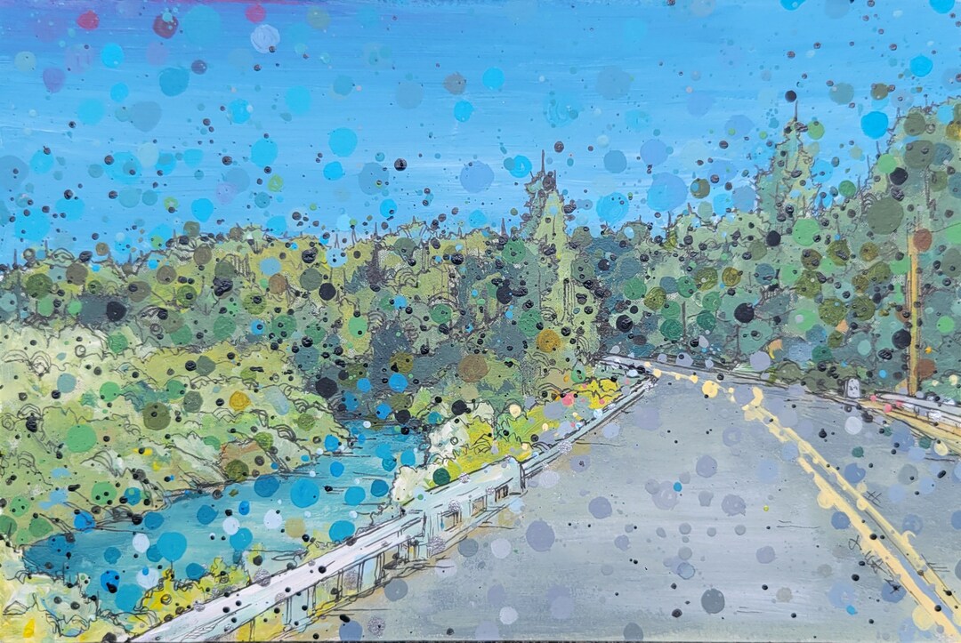 Haunted Highway 2A Northern Maine Wall Art Local Landmark Landscape ...