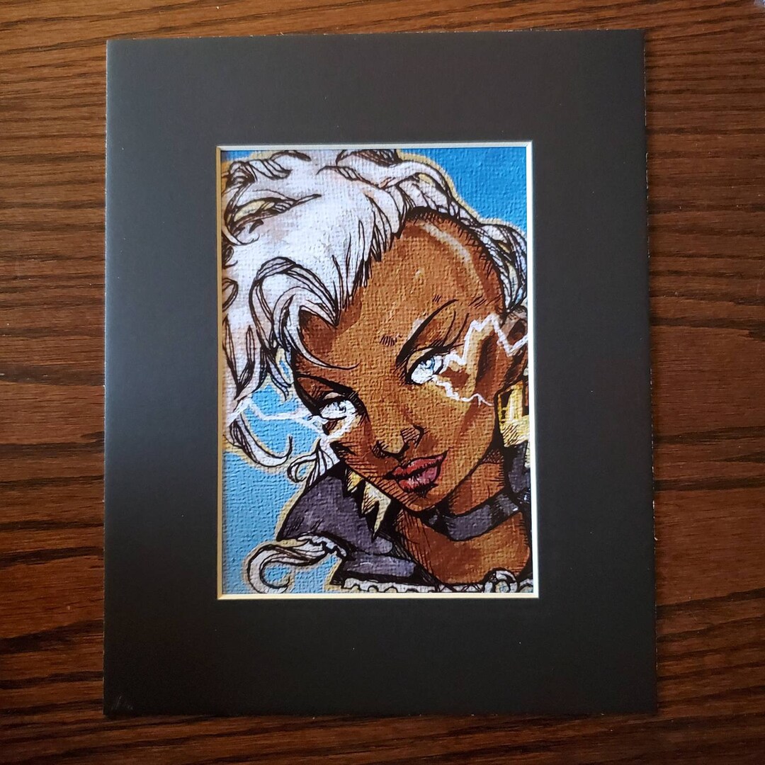 Mohawk Storm X-men Ororo Munroe Limited Matted Giclee Print - Etsy