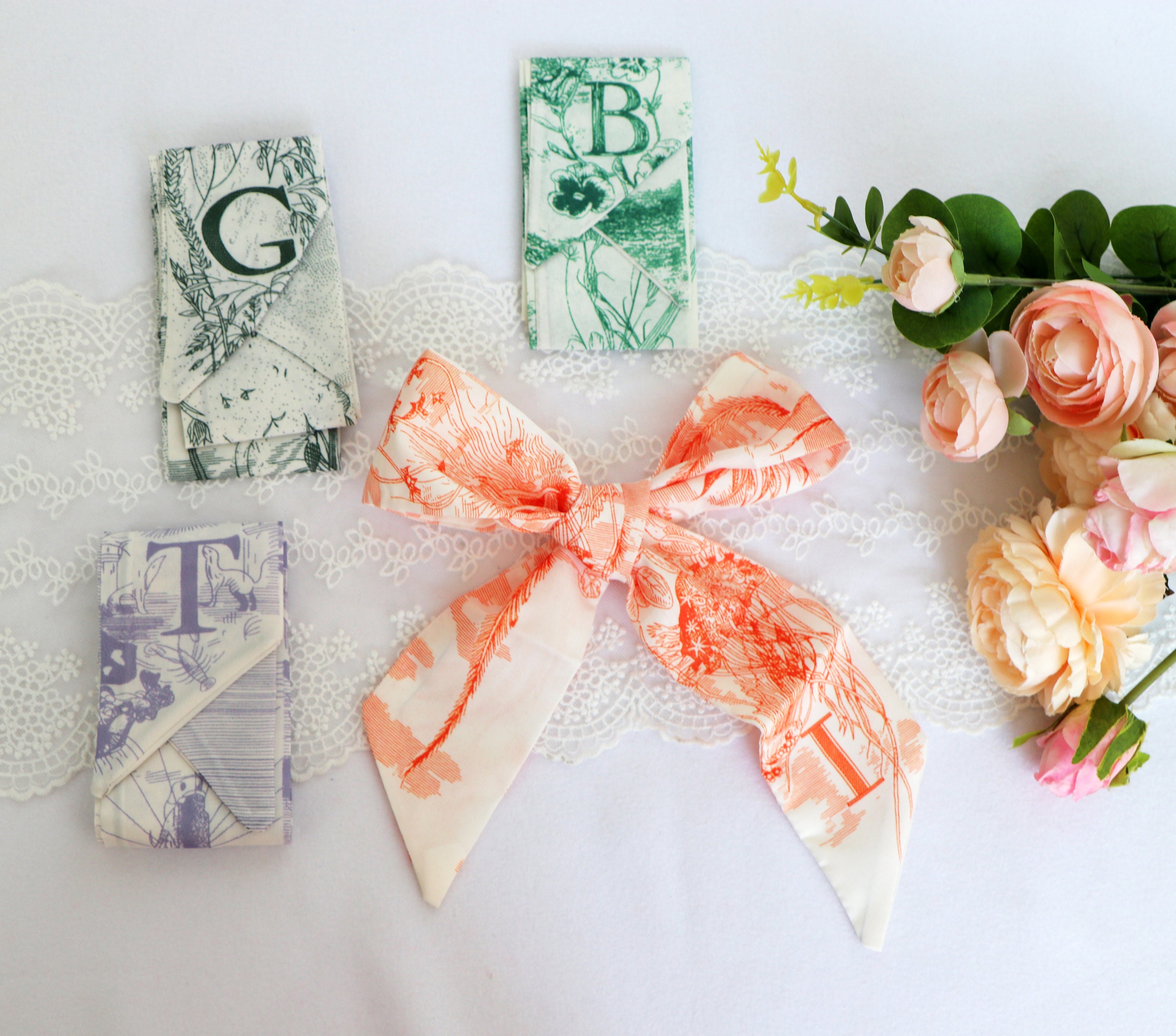 Letter Handbag Scarf / Custom Initial Handbag Handle Wrap/ Twill ...