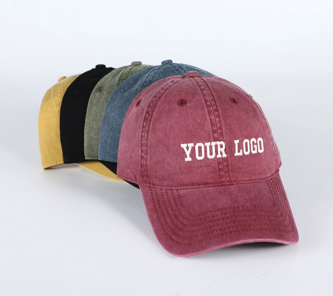 Add Name or Text to Back or Side of Baseball Cap Back of Hat Embroidery ...