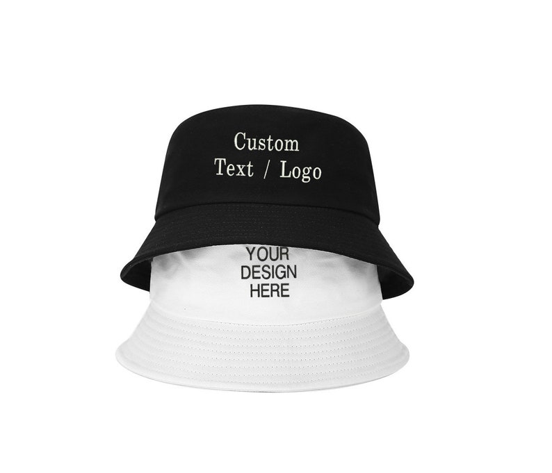 Customized Embroidered Bucket Hat Custom Text Embroidery Bucket Hat ...