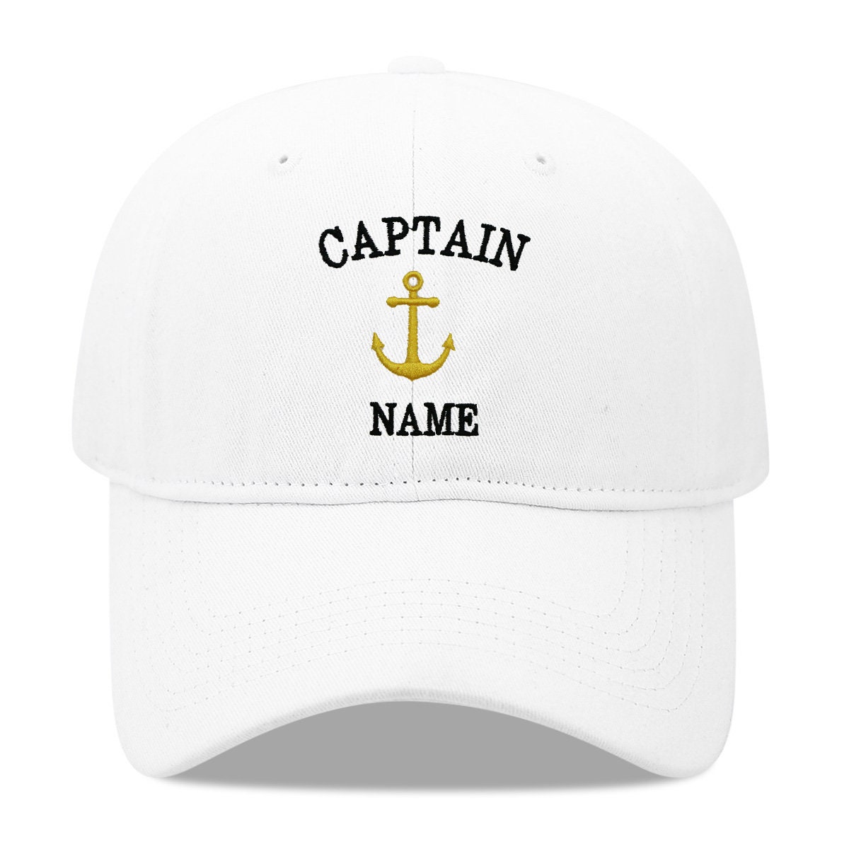 Captain Custom Embroidered Personalized CAPTAIN Dad Hat Add Your Name ...