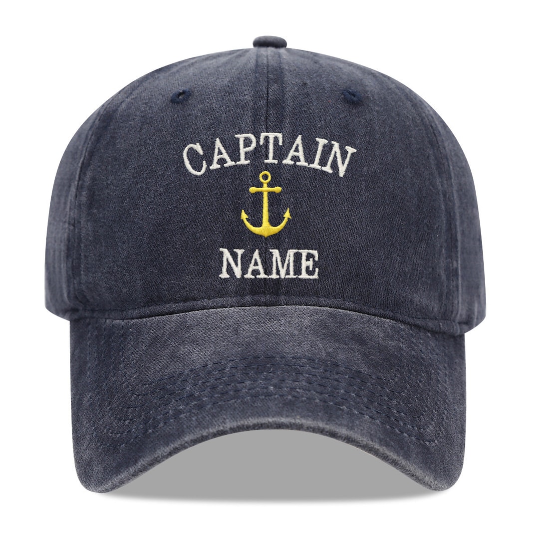 Captain First Mate Hat Unisex Custom Baseball Caps Crew Personalized ...