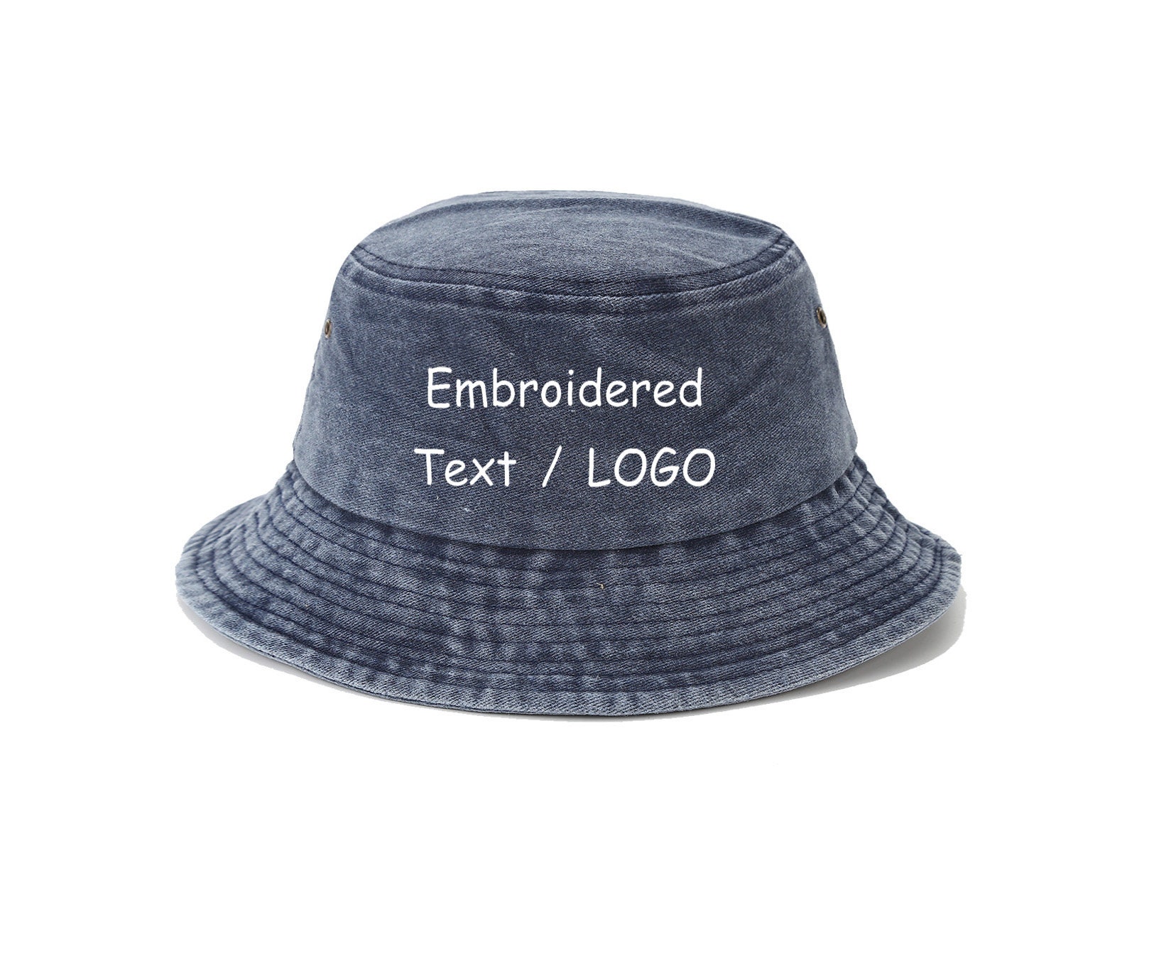 Custom Bucket Hat Embroidered Hat Custom Logo Embroidery Name Bucket ...