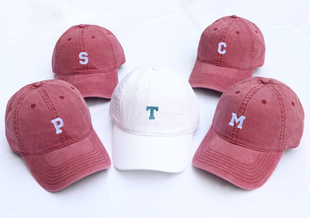 Custom Text Embroidered Hat, Personalized Cap, Vintage Baseball Hat ...