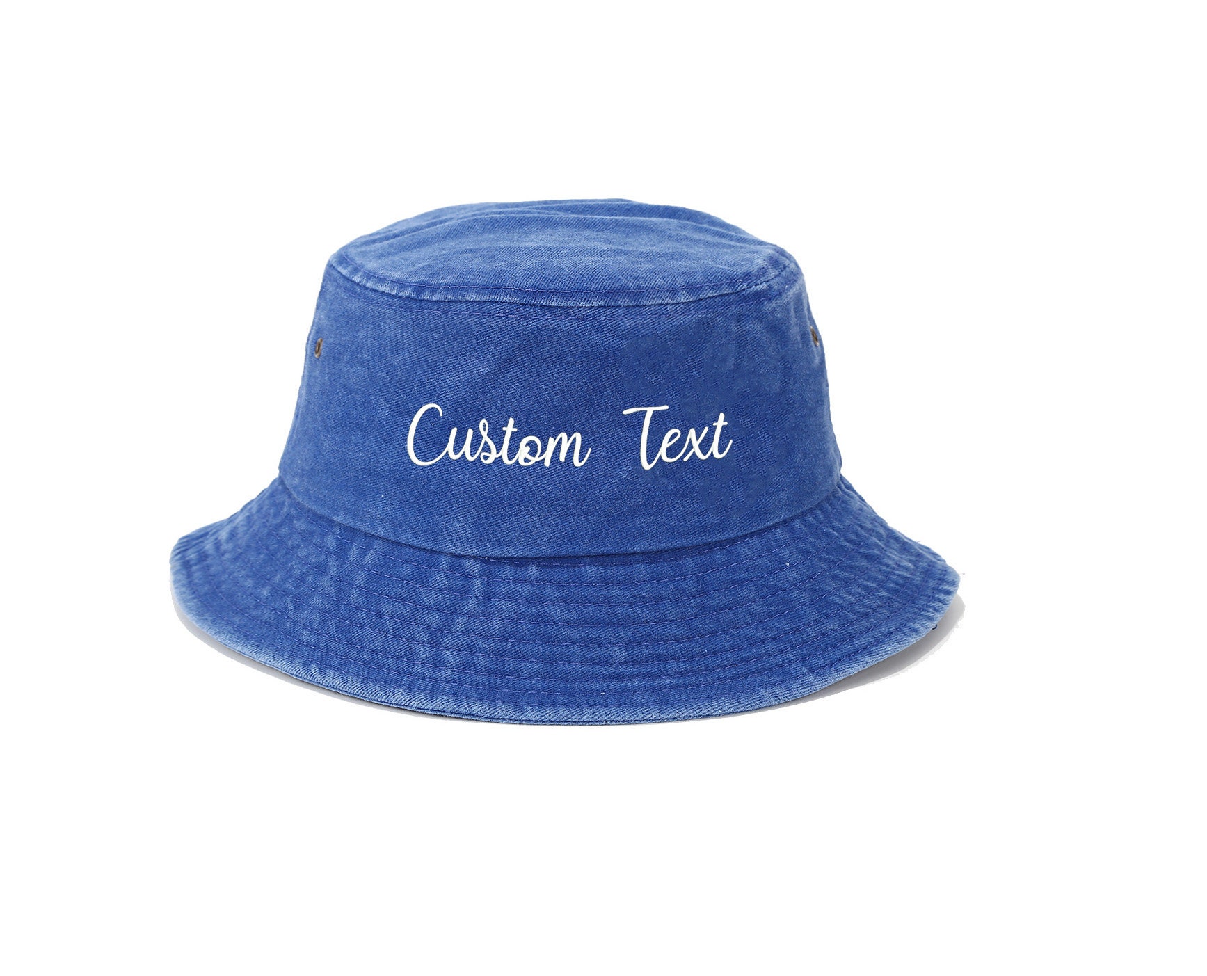 Custom Bucket Hat Embroidered,custom Personalization Sun Hat Camping ...