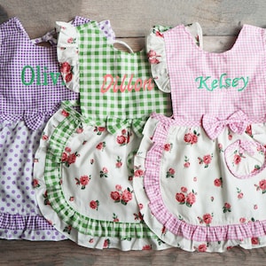 Cute Little Chef Apron. Aprons for Kids With Name Embroidery ...
