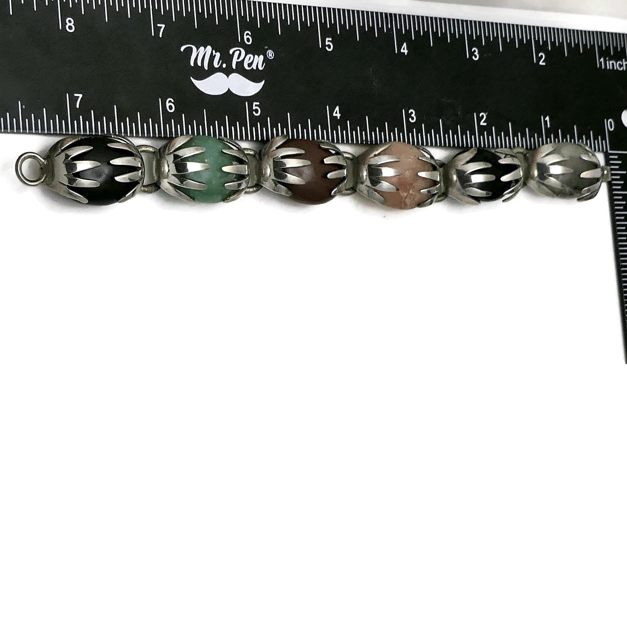 Vintage Los Castillo Hands Holding Gemstones Taxco Mexican Sterling ...