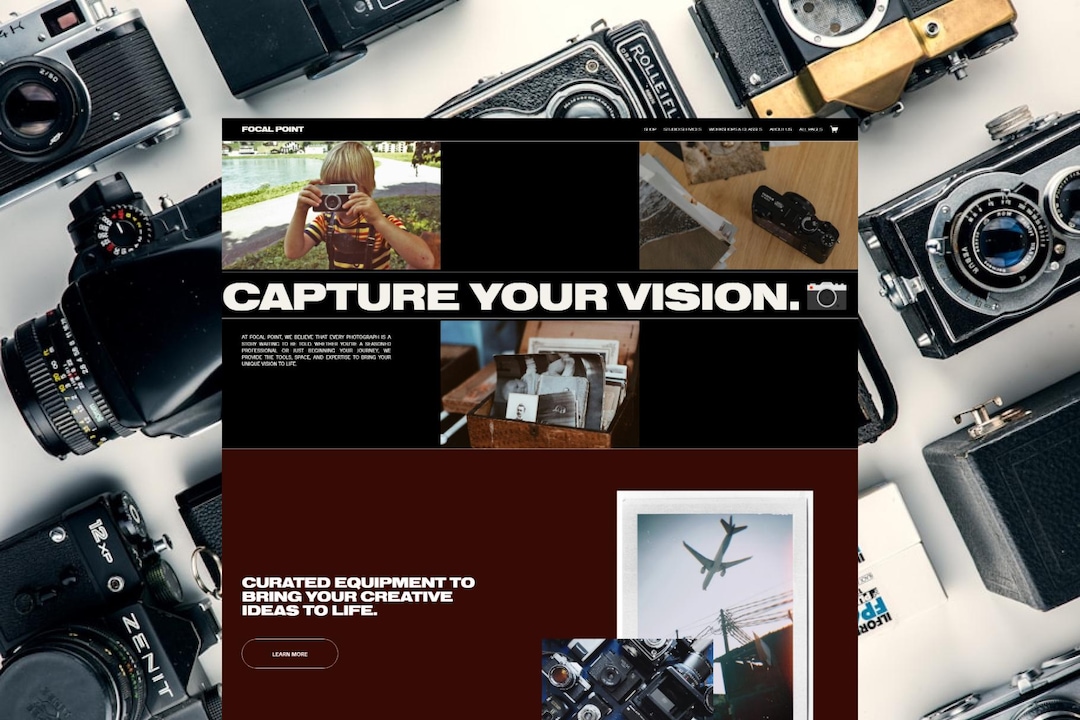 Focal Point Squarespace Template for Creatives, Gyms & E-commerce ...