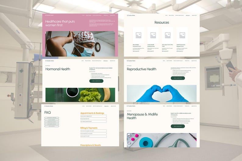 Medical Clinic Squarespace 7.1 Template | Doctor GP Practice Website ...
