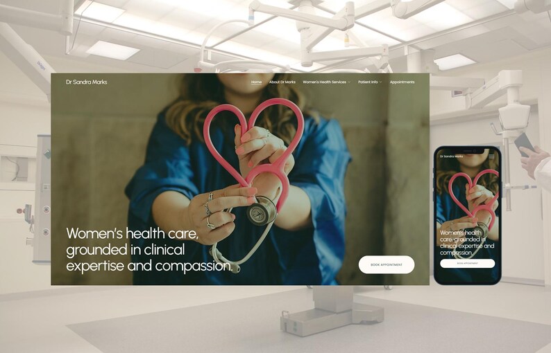 Medical Clinic Squarespace 7.1 Template | Doctor GP Practice Website ...