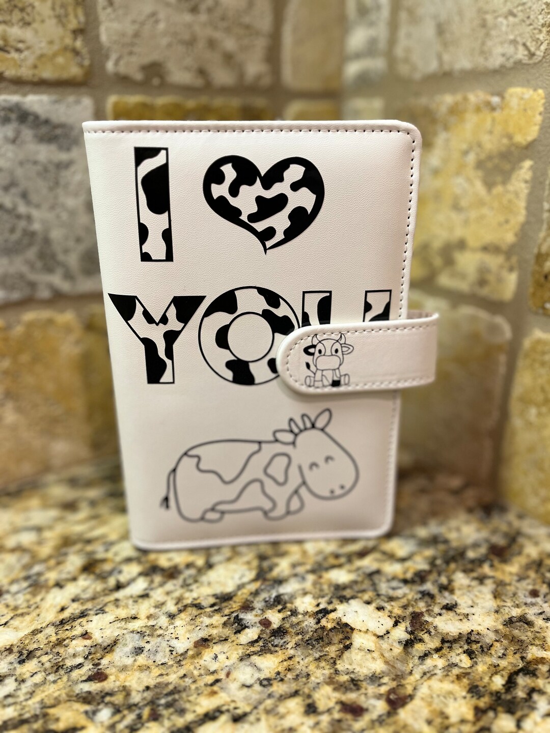 I Love You Cow Budget Binder With 8 Custom Envelopes - Etsy
