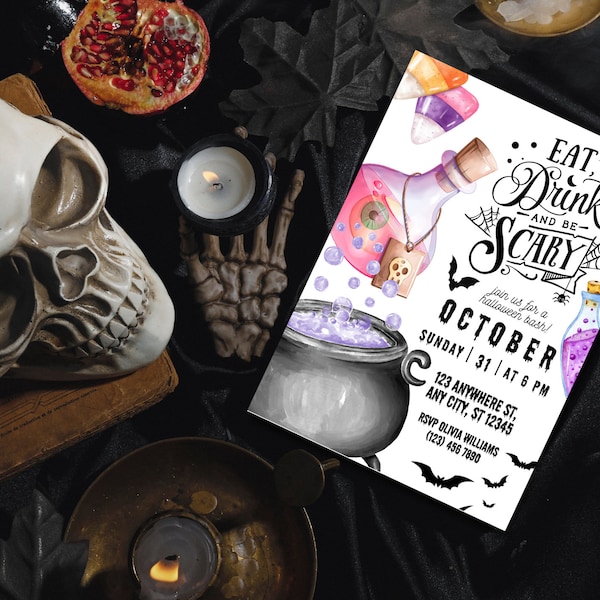 Scary Invitations - Etsy