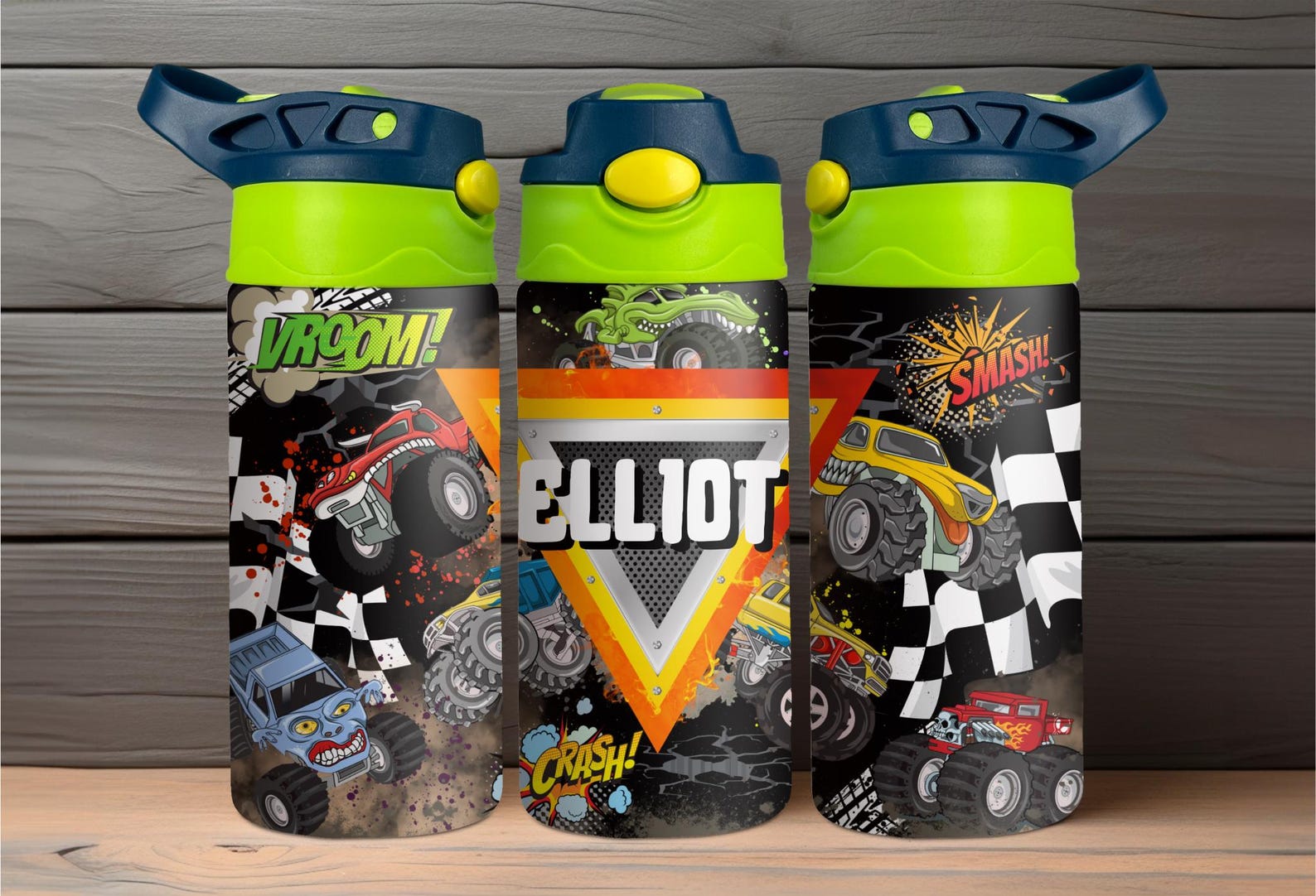 Monster Truck 20oz/12oz Tumbler Wraps- WRAP PNG FILE - Etsy