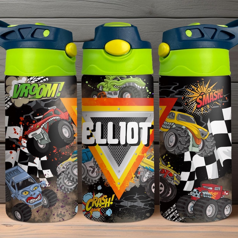 Custom Monster Truck Cup - Etsy
