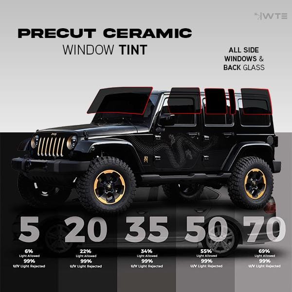 Precut Ceramic Window Tint Kit Customized for Any Make and Model ...