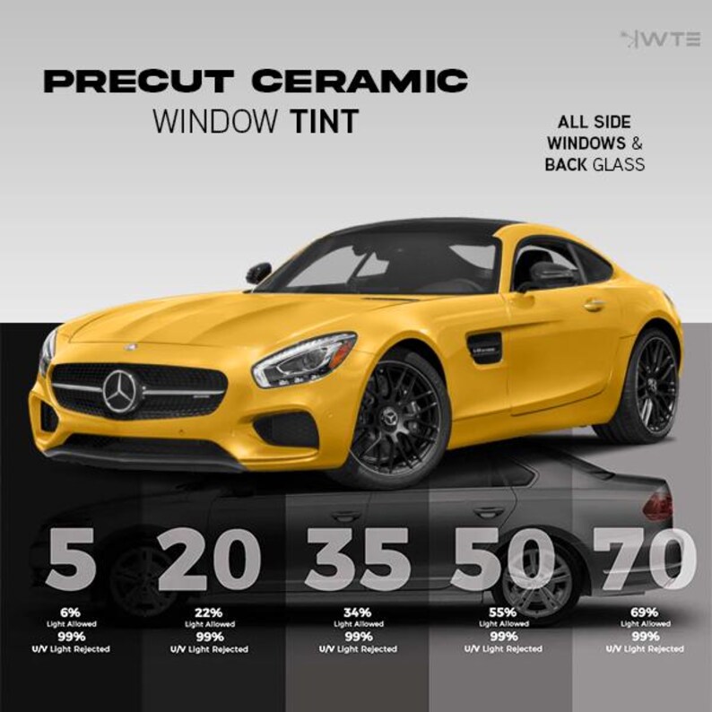 Precut Ceramic Window Tint Kit Customized for Any Make and Model ...