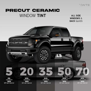 Precut Ceramic Window Tint Kit Customized for Any Make and Model ...
