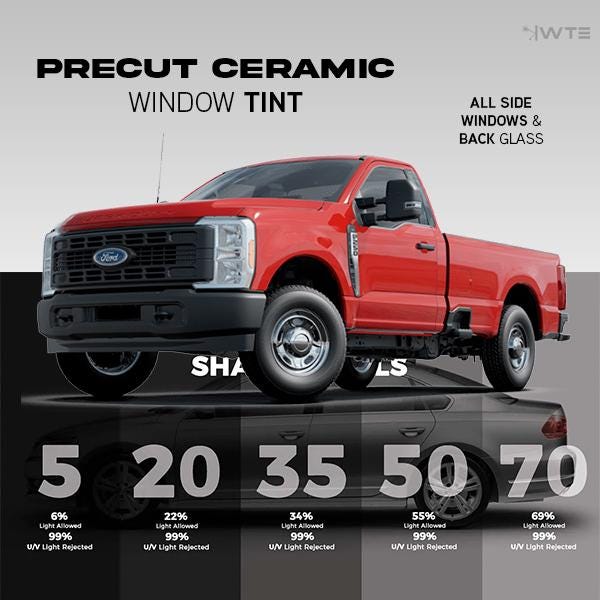 Precut Ceramic Window Tint Kit Customized for Any Make and Model ...