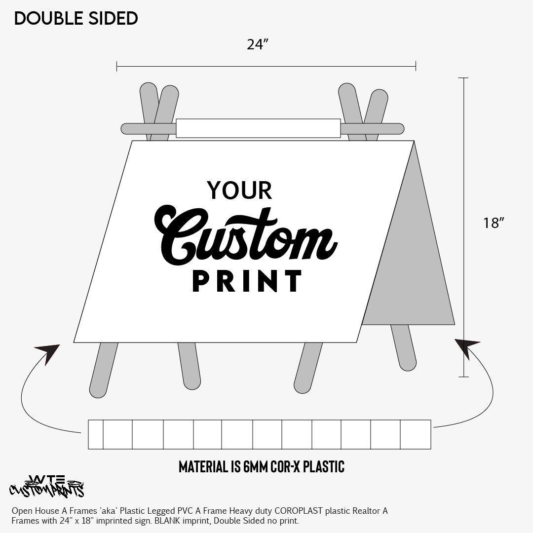 PVC Frame & Double Sided Sign Full-color Digital Print Personalized ...