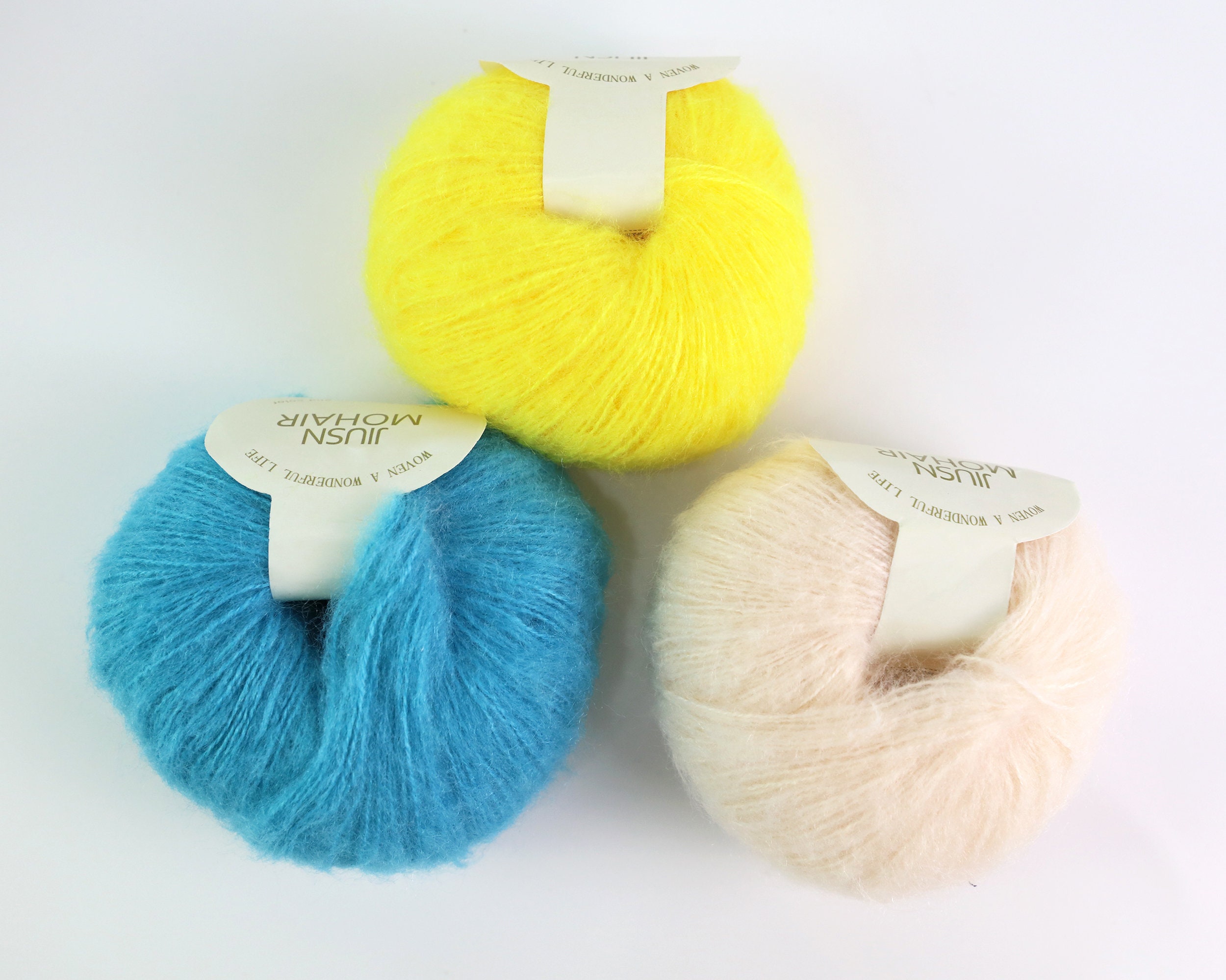 Soft Kid Mohair Wool Yarn, 38 Colors Mohair Lace Yarn, 25 Grams for ...