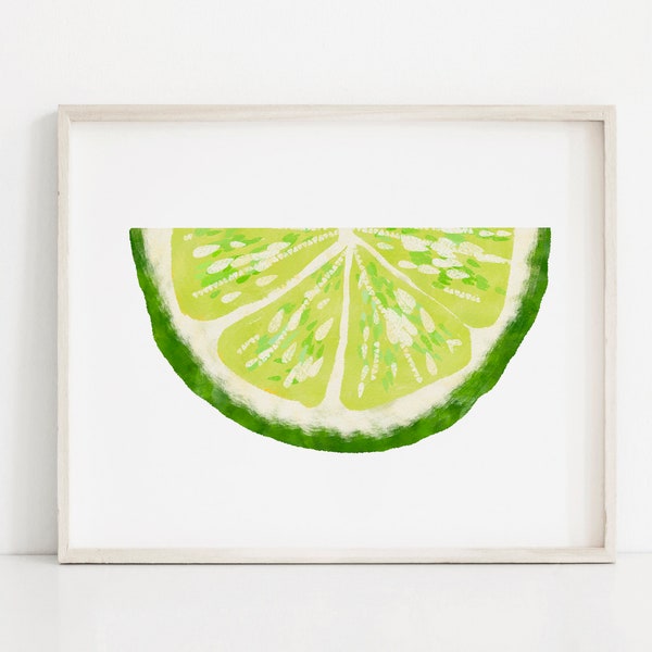 Lime Print - Etsy