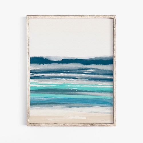 Coastal Calm 2 Printable Wall Art Digital Download Art - Etsy