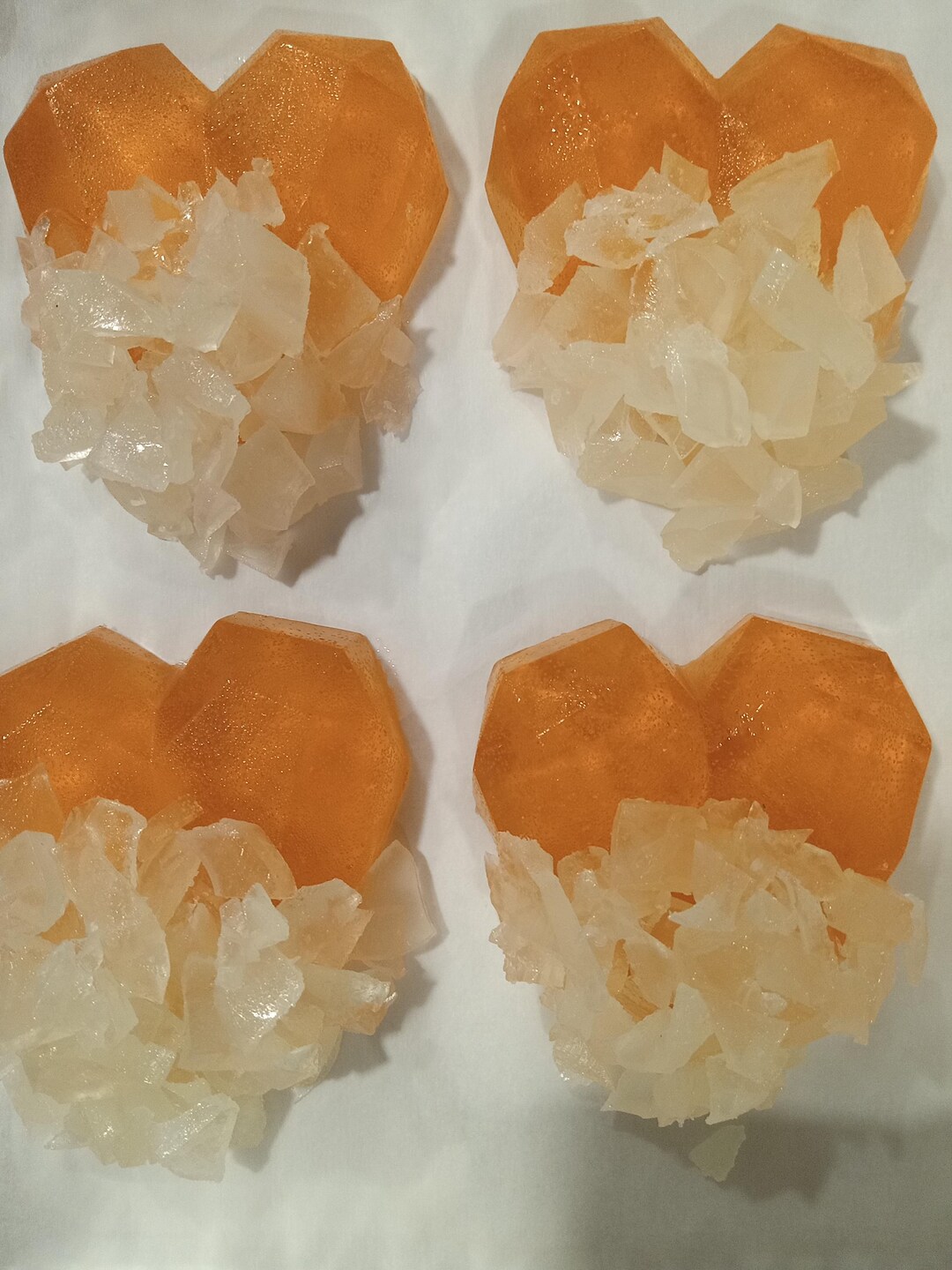 Orange Coconut Hearts - Etsy