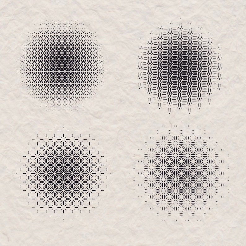 20 Geometric Patterns, Tattoo, Procreate, Vol1 (keep It Simple) - Etsy