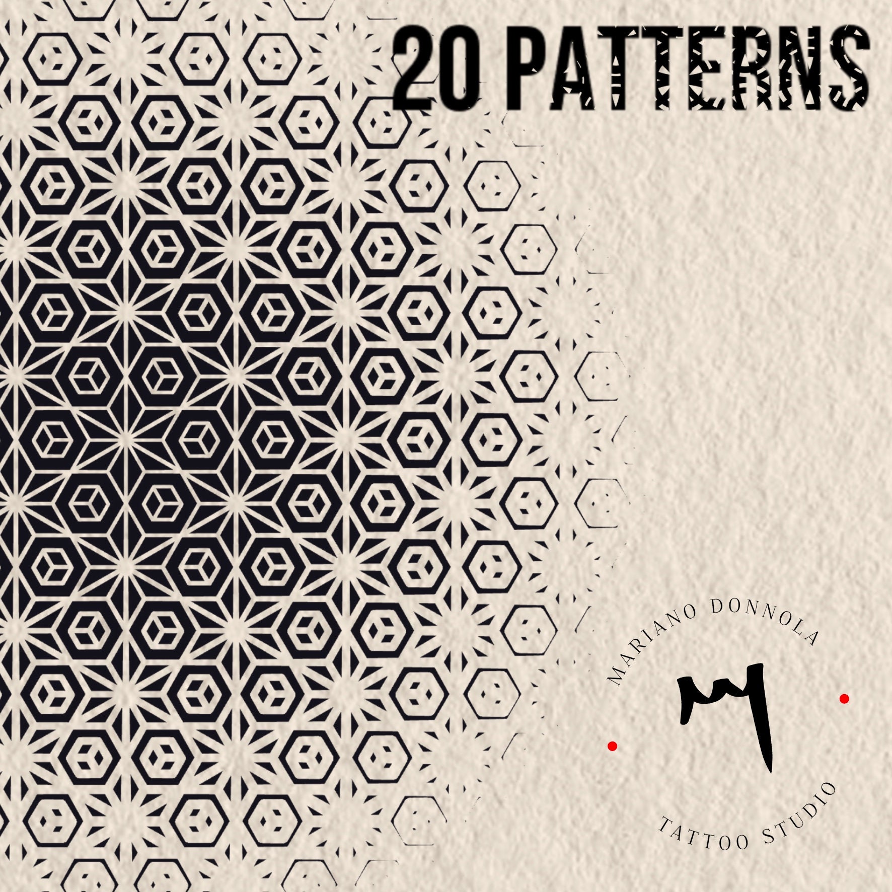 20 Geometric Patterns, Tattoo, Procreate, Vol1 keep It Simple - Etsy UK