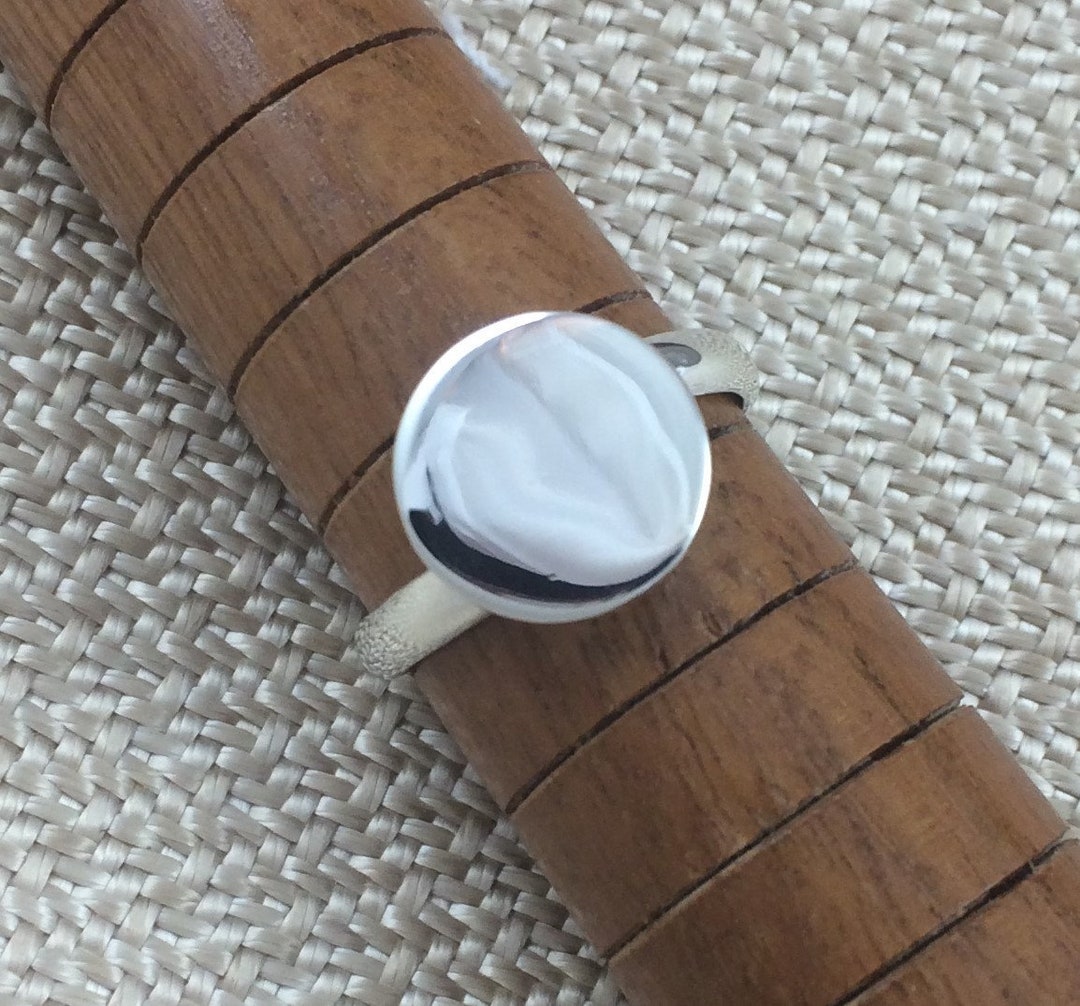 Sterling Silver Ring Finding 12mm Blank Adjustable Ring Setting Premium ...